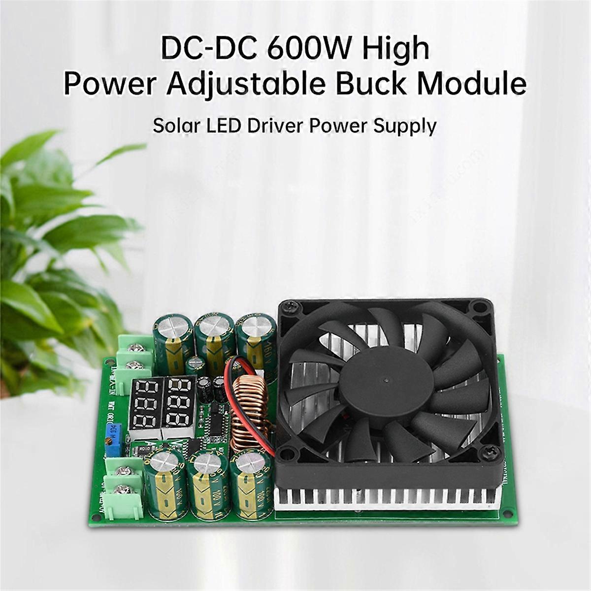 600W 30A DC-DC Buck Module CV CC Adjustable Buck Converter 120V 100V ...