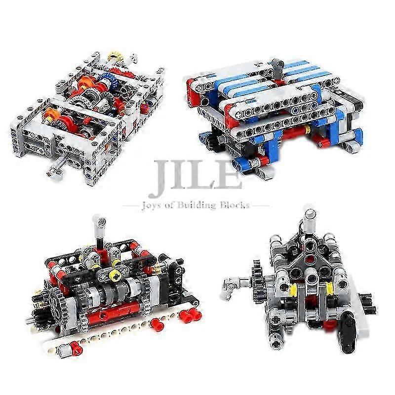 Moc Technology Mechanical Group V16 Engine Speeds Sequential Gearbox ...