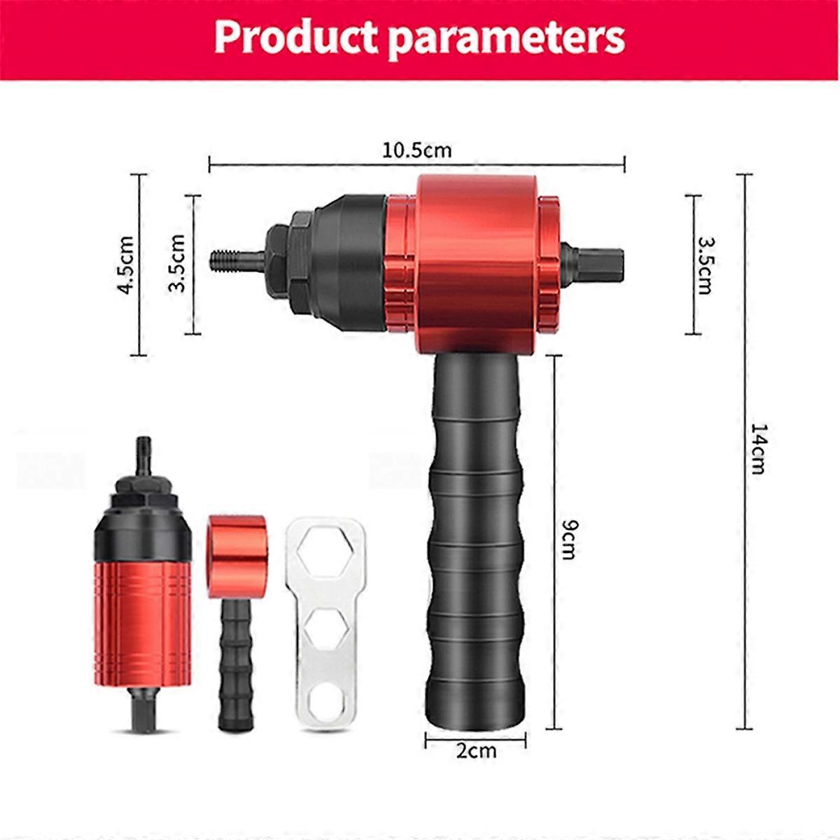 Detachable Manual Electric Rivet Nut Conversion Rivet Nut Tool Set ...