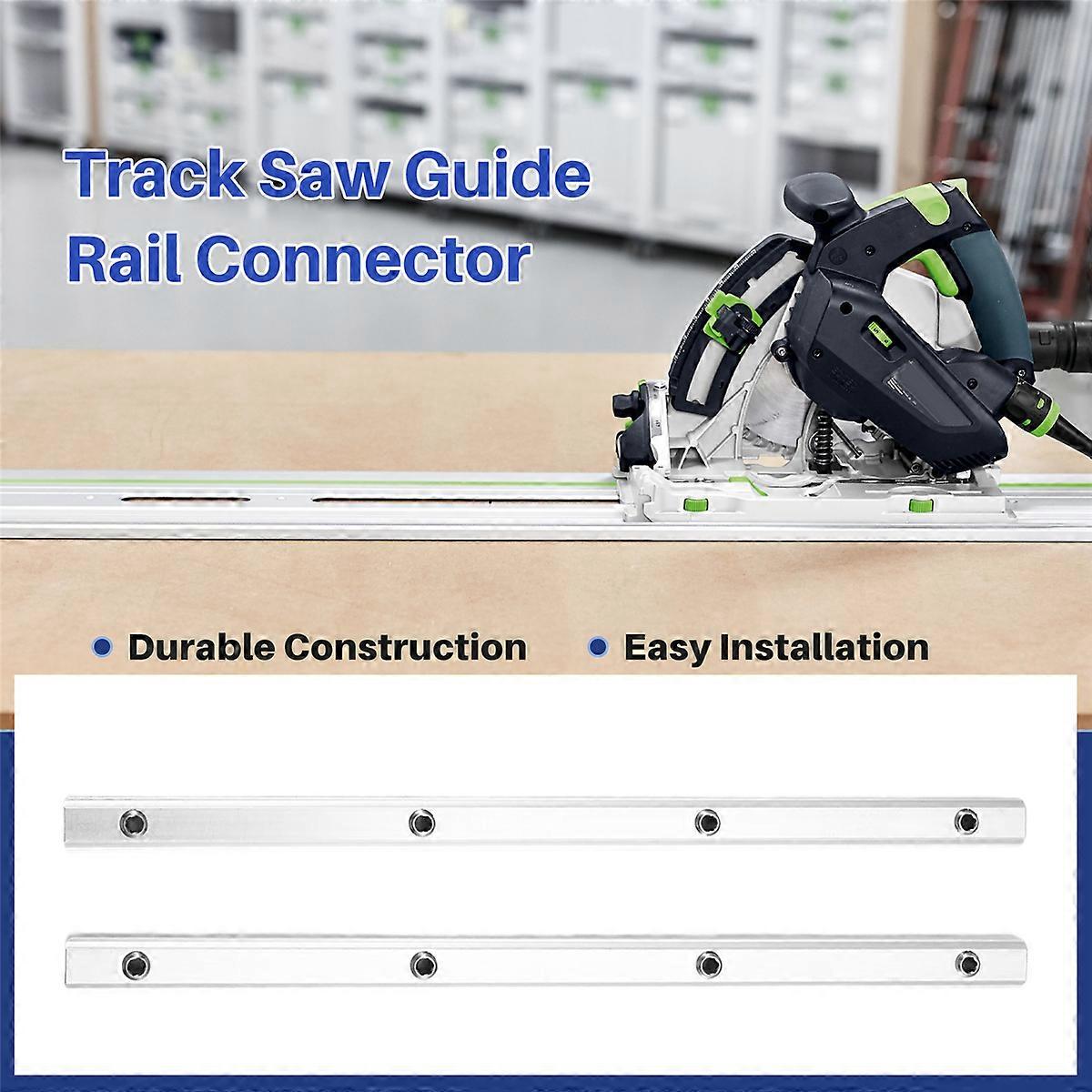 Track Saw Guide Rail Connector Set Replacement Wooden Board Cutting Guide Rail Connector for ...