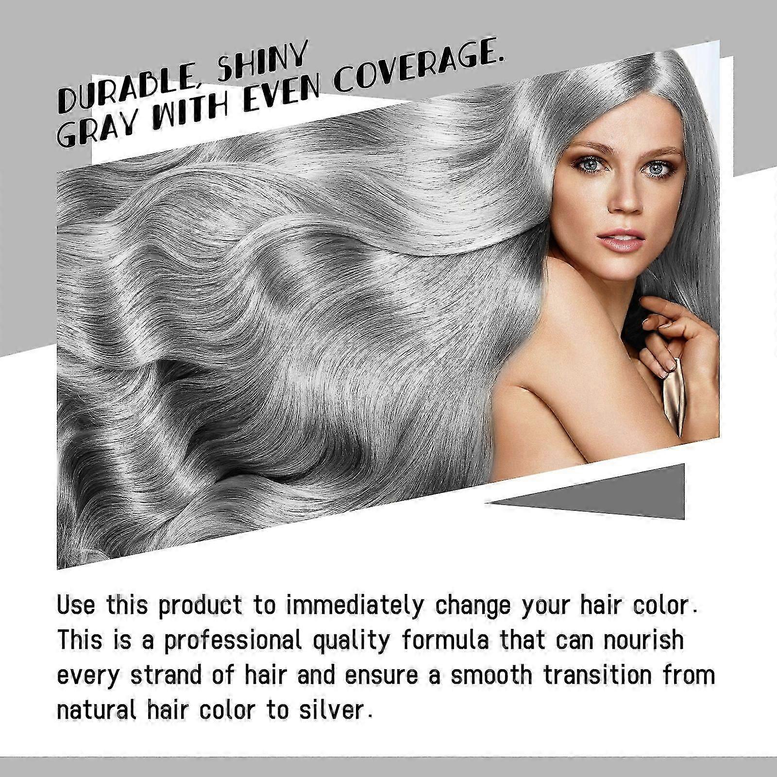 Gray Hair Balm Natural Hair Color Long Lasting, No Damage To Hair Easy ...