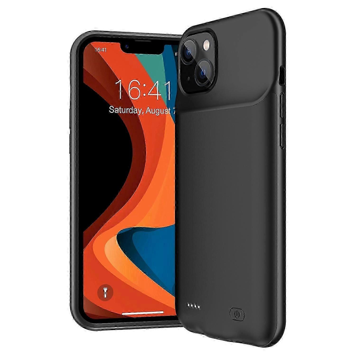 Iphone 14 7000mah Battery Case With Led Indicator Power Bank | Fruugo UK