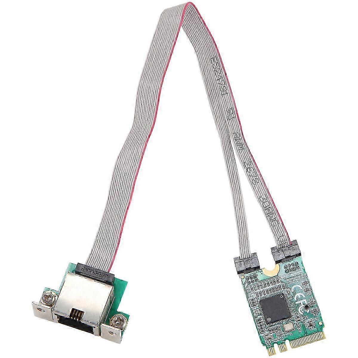M.2 A+E Network Card Bent Pin Gigabit Single Port Server Network Card I210AT Chip GBE Ethernet ...