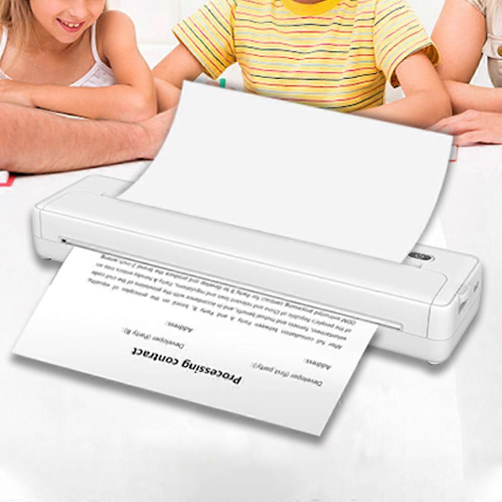 Wireless Bluetooth Portable A4 Thermal Mobile Printer with 100Pcs ...