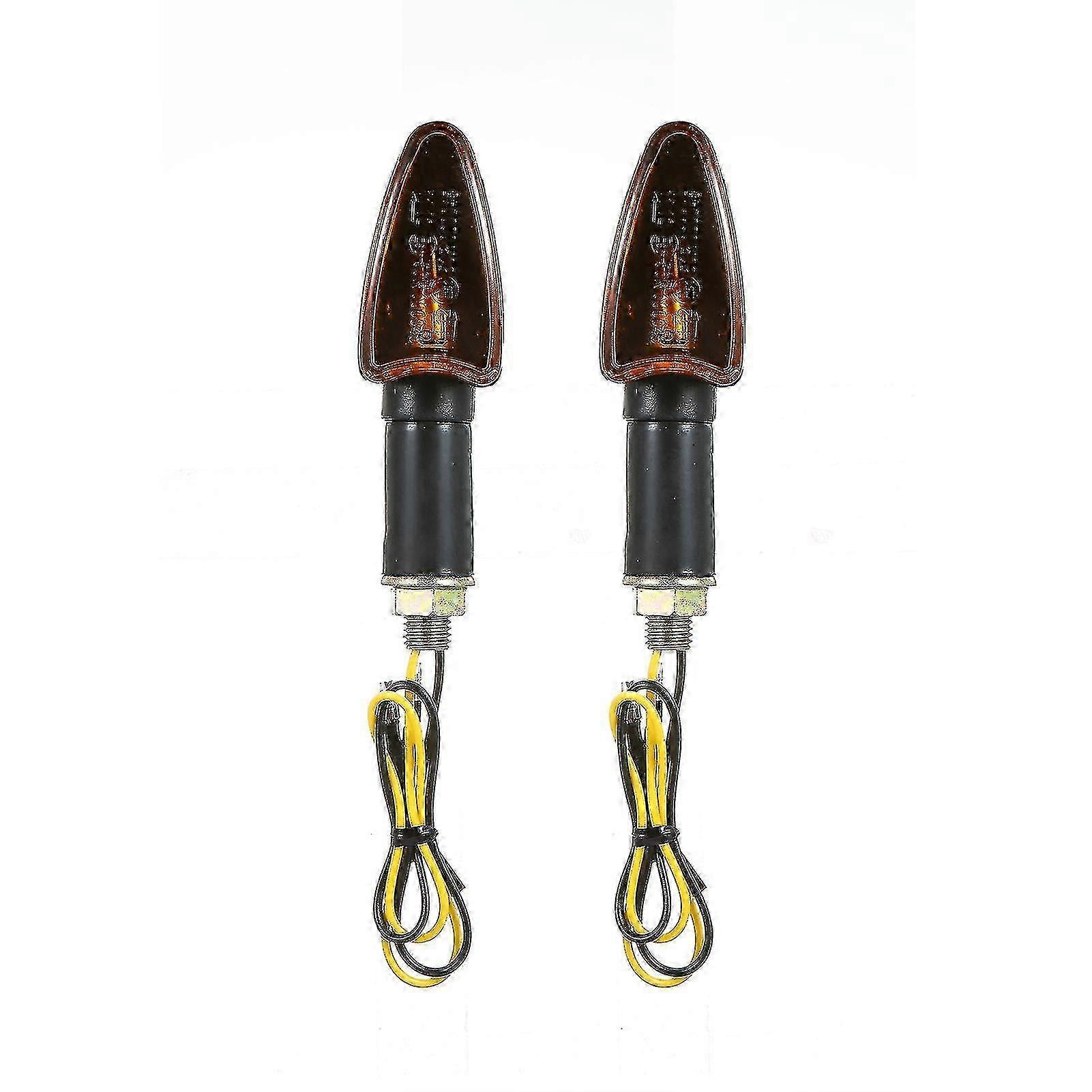 4pcs 12v Motorcycle Bike Bulb Amber Front & Back Turn Signal Indicator ...