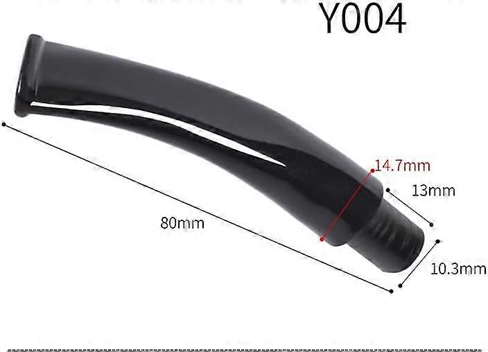 6pcs DIY Pipe Accessories Tobacco Pipe Stem Set Replacement Straight ...