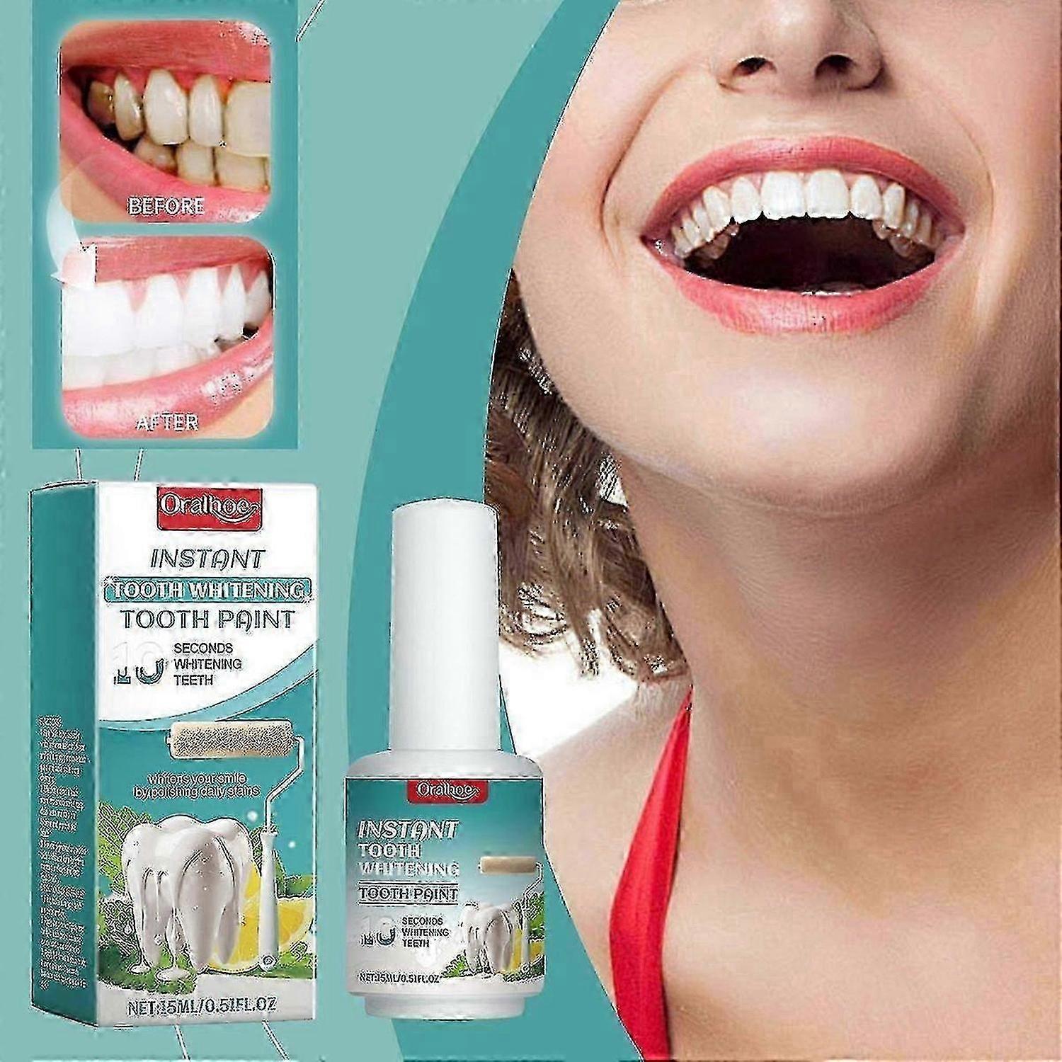 Oralhoe Instant Tooth Whitening Tooth Paint, Clean The Tartar Very Well ...