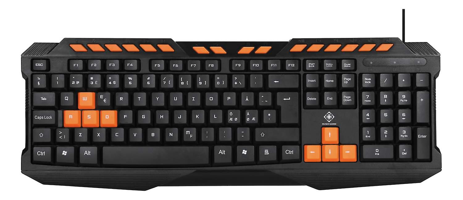 DELTACO GAMING Keyboard, anti-ghosting, USB, Nordic layout | Fruugo SE