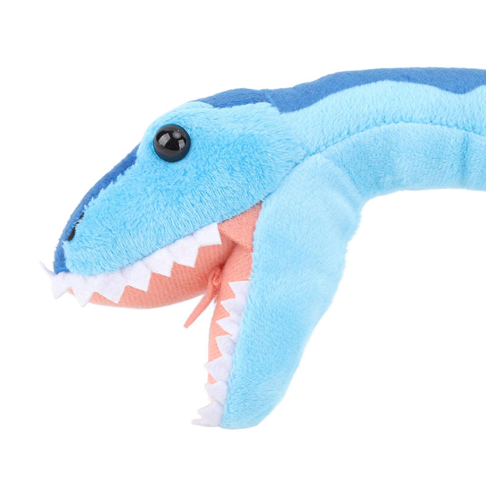 Plesiosaurus Dinosaur Plush Toy Realistic Soft Blue Dinosaur Stuffed ...