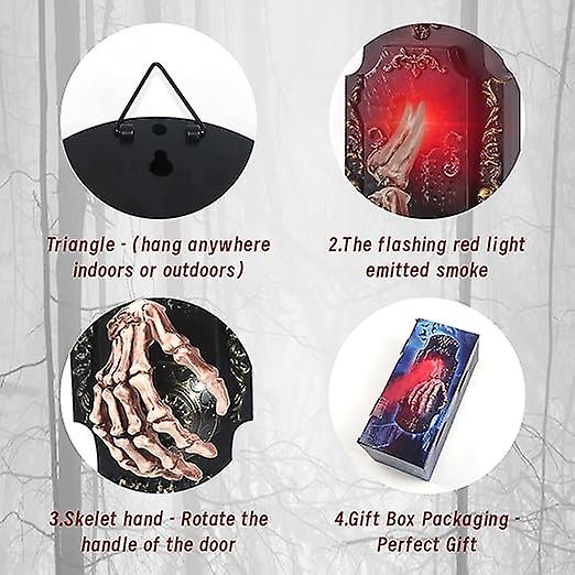 New Halloween Doorbell With Animated Skeleton Hand With Horrible Sounds ...