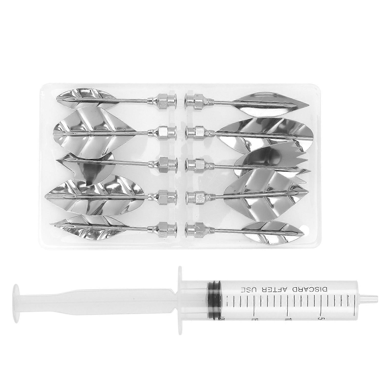 Cake Decorating Icing Piping Syringe Nozzles Set Flower Art Tools for ...