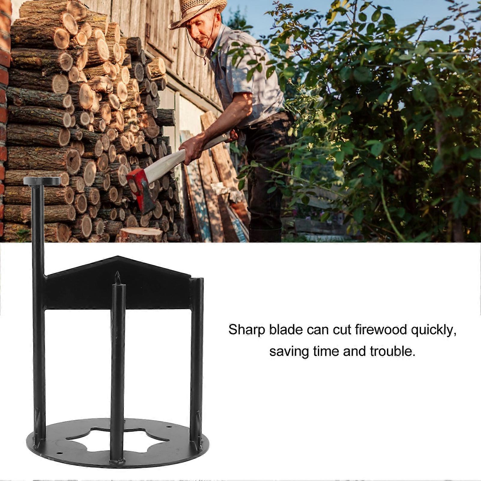 Firewood Splitter Manganese Steel Cross Blades Large Simple Operation ...