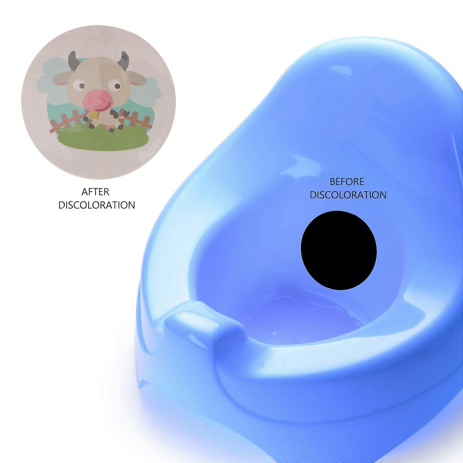 10 Sheets of Kids Potty Training Sticker Cartoon Animal Color Changing ...