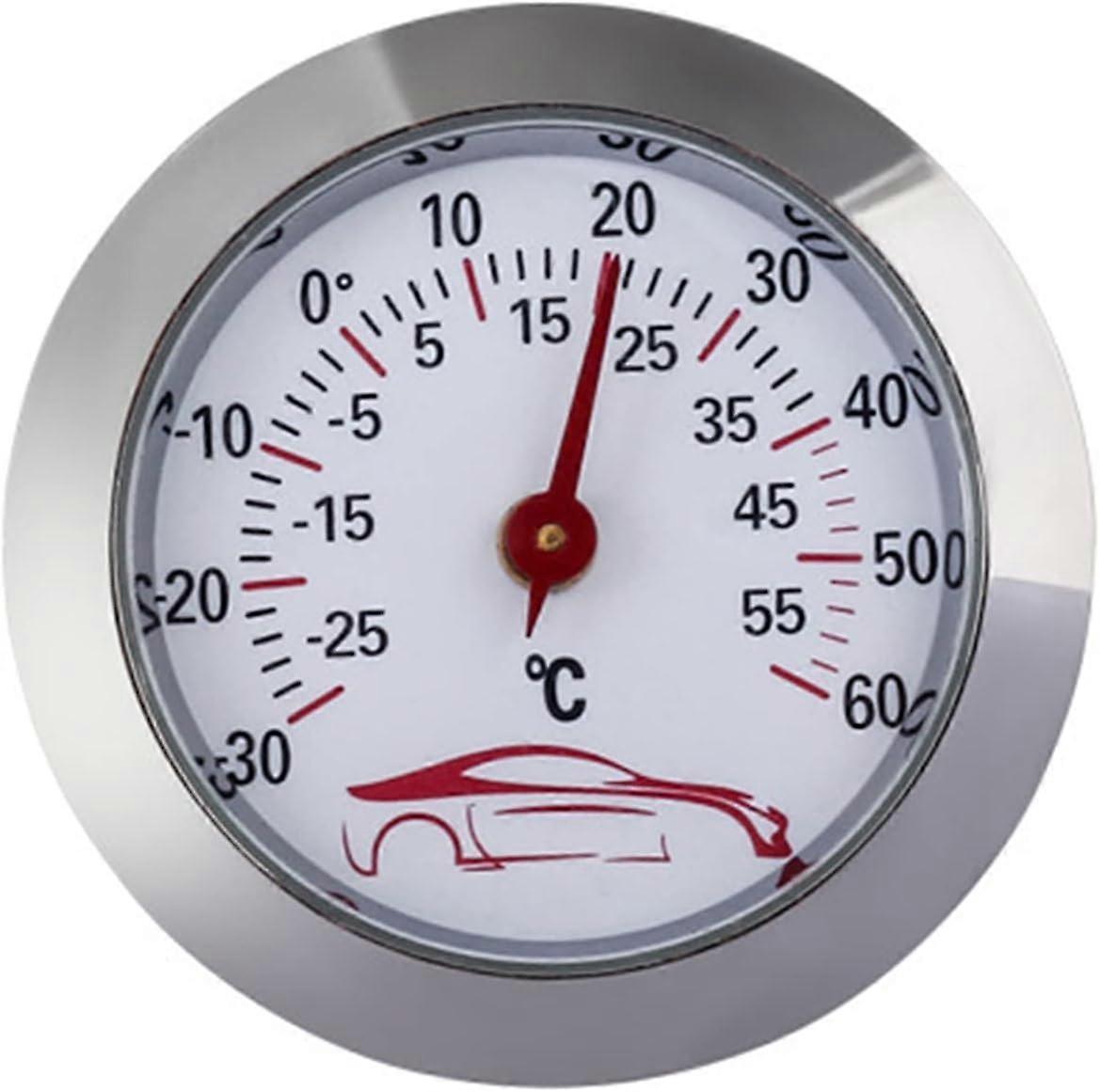Thermometer Mini Car Thermometer -30 to 60 Built-in Temperature Test ...