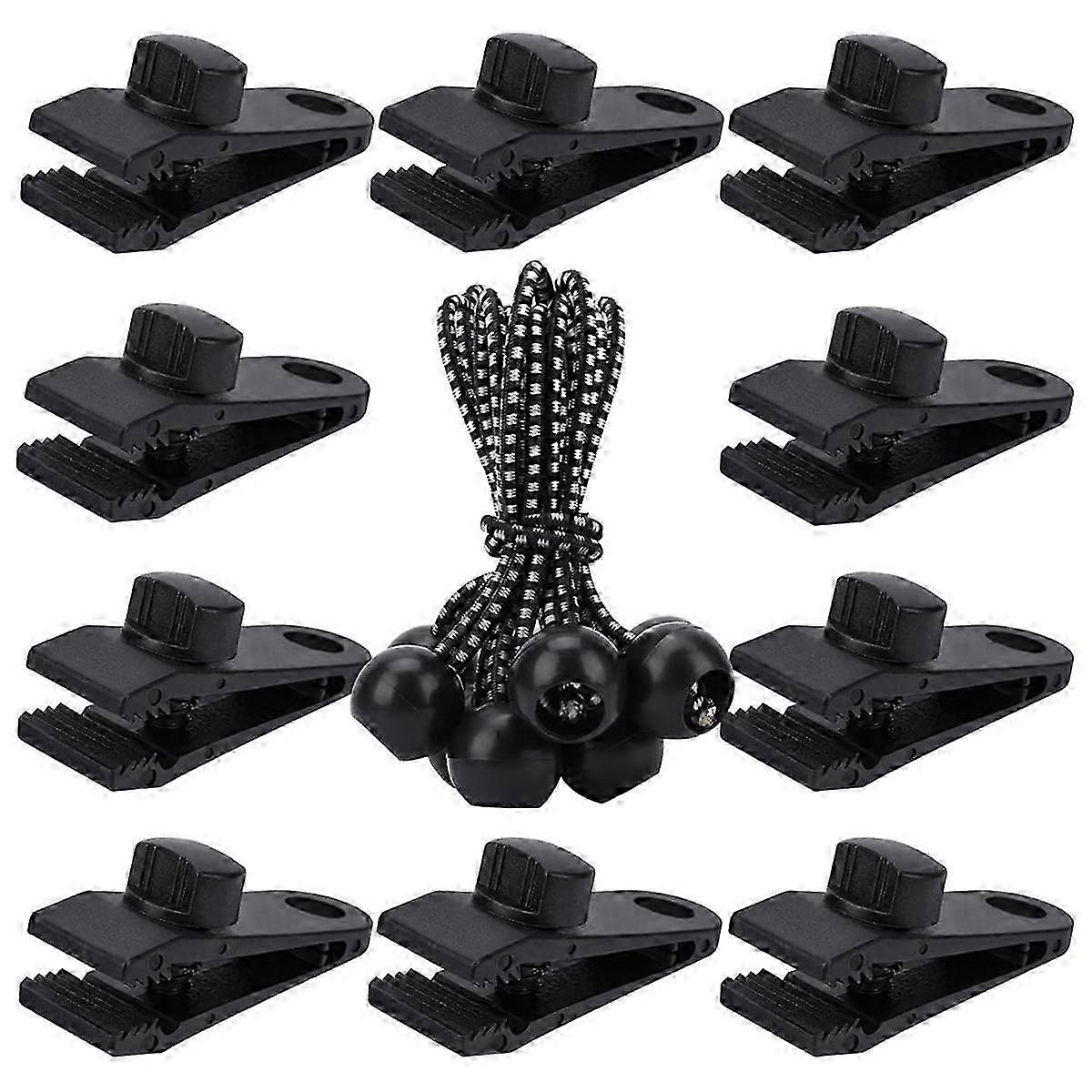 Tarp Clips Heavy Duty Lock Grip,20Pack Tarp Clamps,Shade Cloth Clips ...