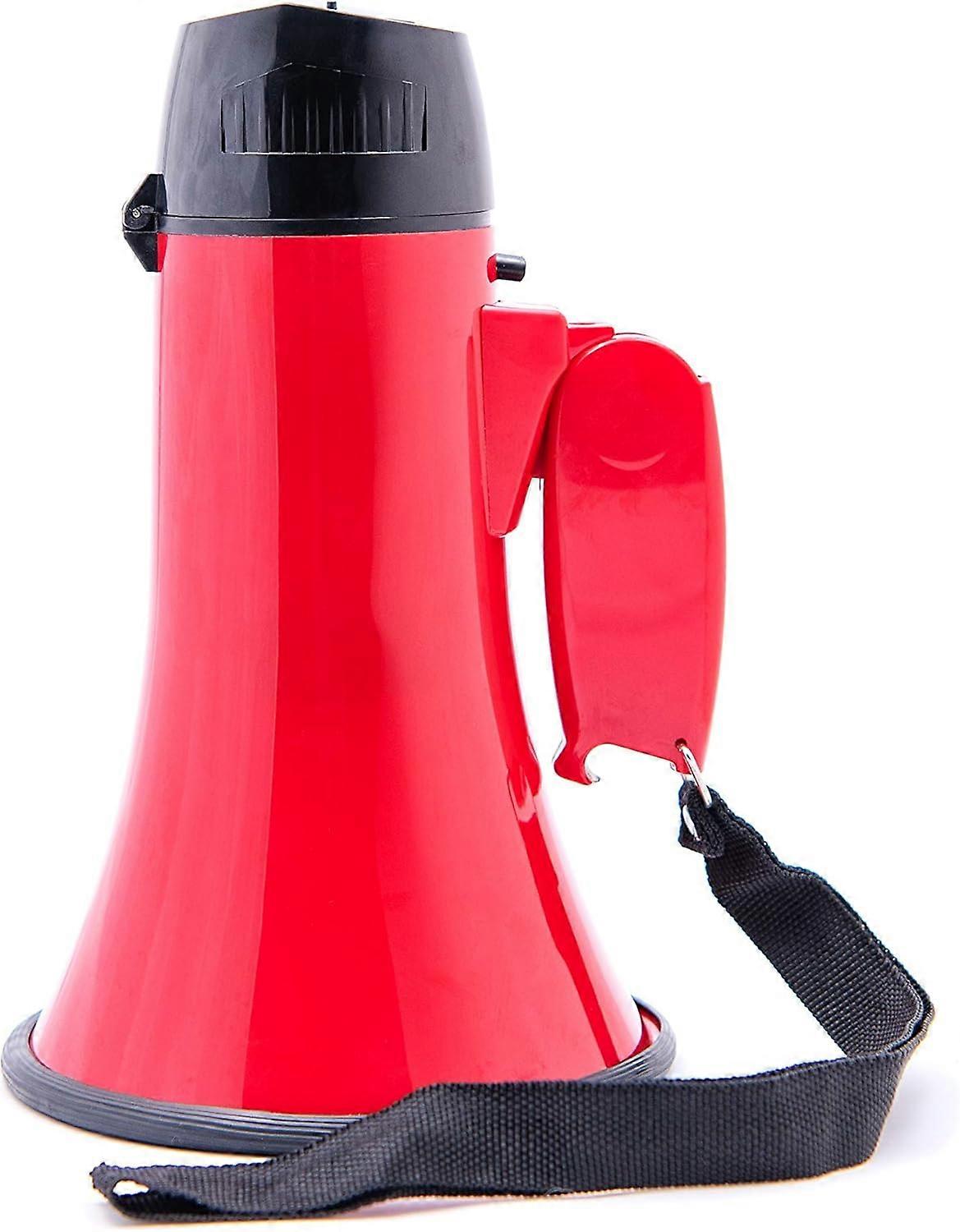 Portable Megaphone Bullhorn 20 Watt Power with Built-in Siren/Alarm ...
