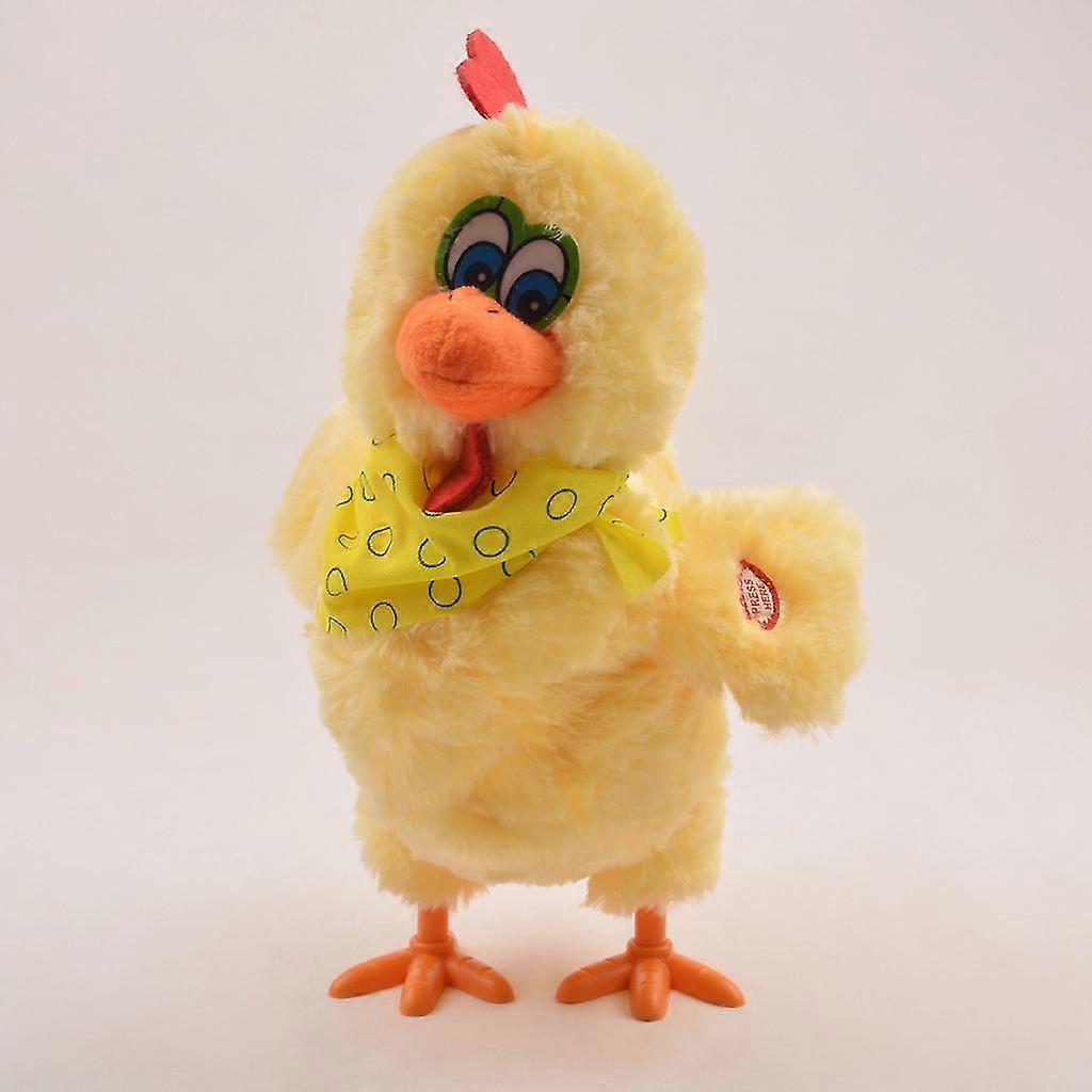 Electronic Crazy Chicken Plush Toy Electric Funny Dancing Laying Eggs ...