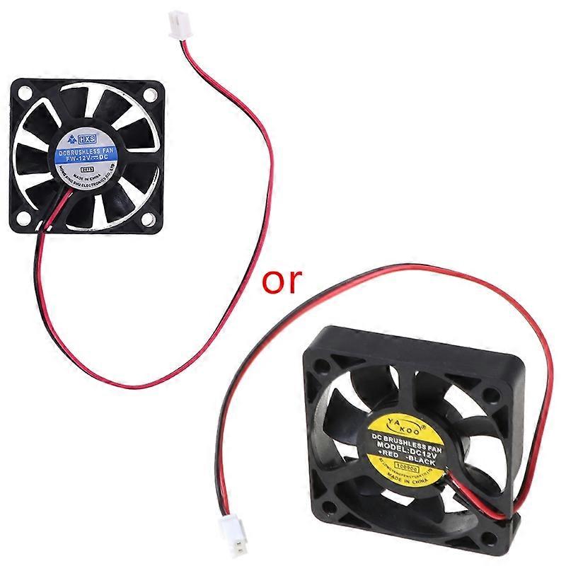 DC 12V 0.12A 2-Pin 50x50x10mm PC Computer CPU System Brushless Cooling Fan 5010 | Fruugo UK