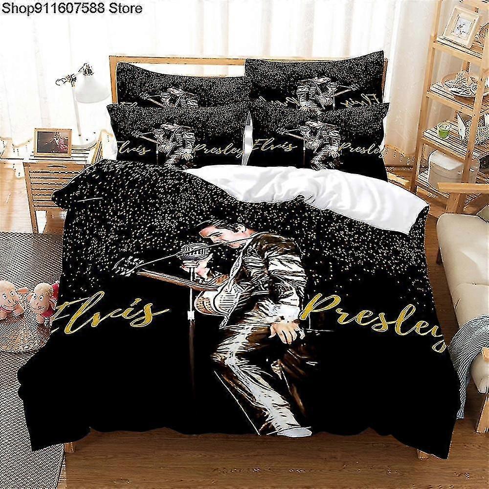 3d Elvis Presley Singer Bedding Set - Fashion 3d Duvet Cover Set ...