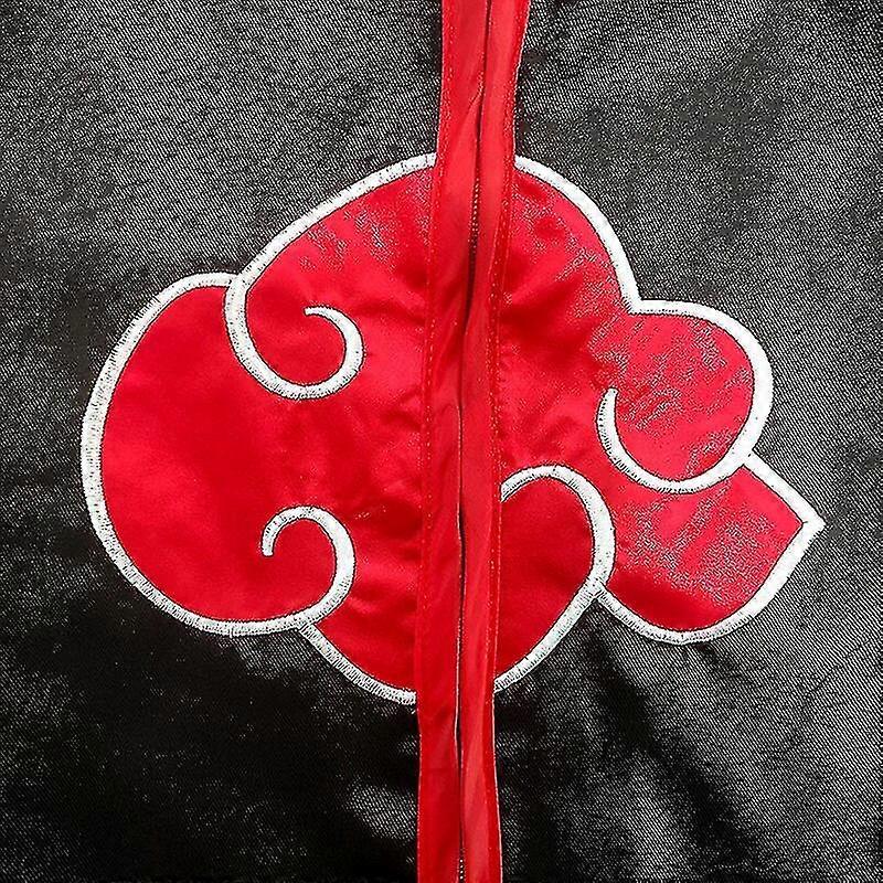 Uchiha Itachi Red Cloud Cloak Anime Ninja Cosplay Costume Headband ...