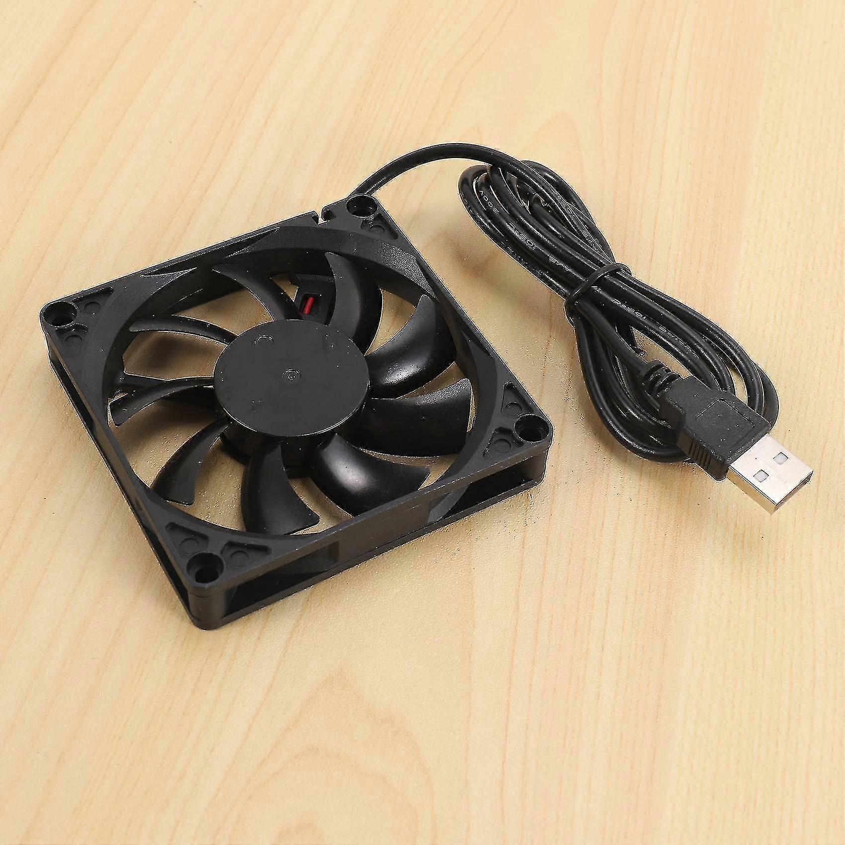 80mm 5v Usb Fan 80mm 8cm 8015 Brushless Dc Cooling Fan Pc Computer Router Case Fan Cooler 2pcs ...