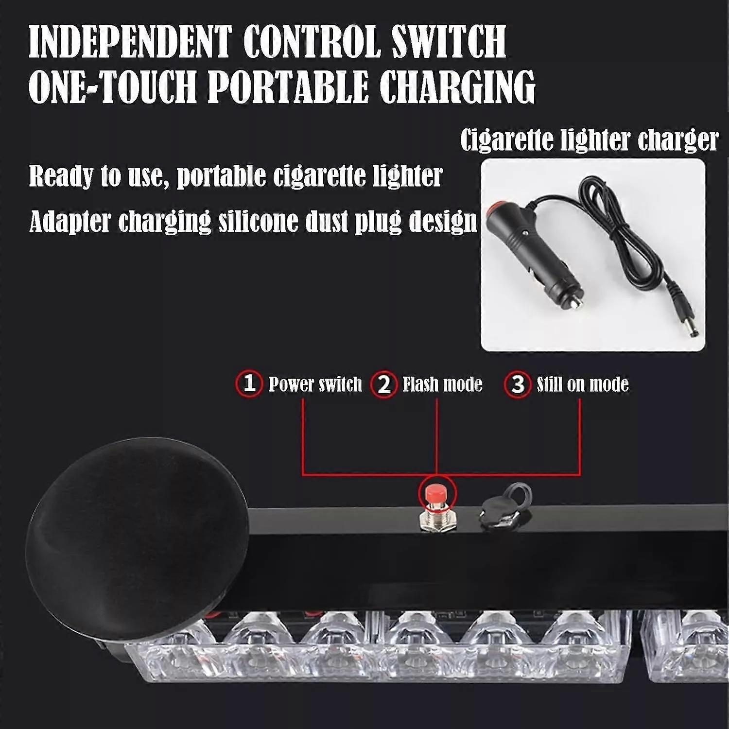 Car Strong Magnetic Flash Light, 6LED Car Emergency Trunk Warning Lamps ...