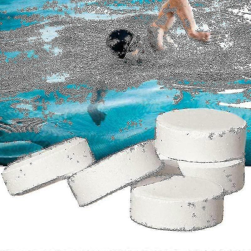 50-200 Pcs Chlorine Tablets Multifunction Instant Disinfection For Swimming Pool Tub Spa_FM18 ...