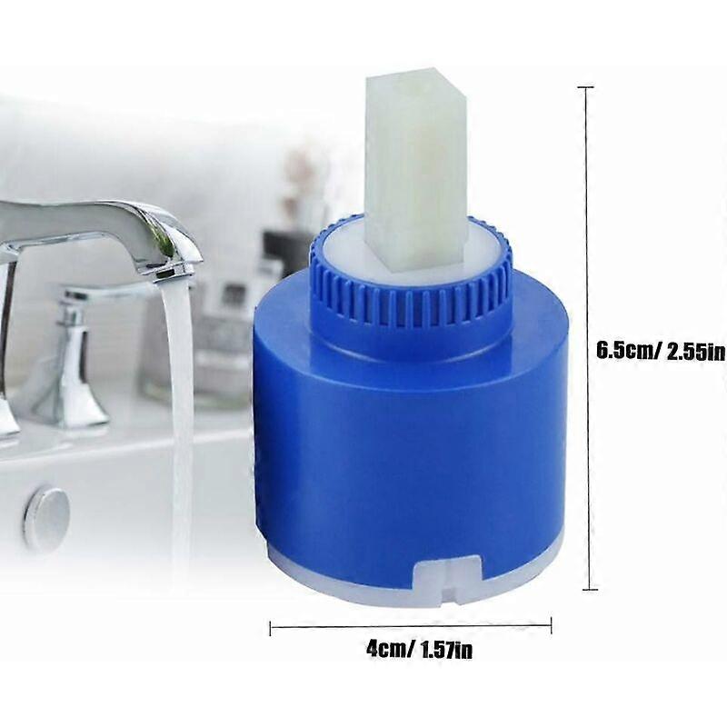 2 Pieces Ceramic Mixer Tap Cartridge Mixer Tap Cartridge 40mm Ceramic ...