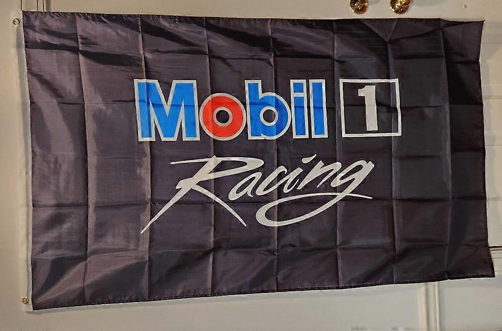 Mobil 1 Racing Oil Logo Flag Banner ft Mancave Garage Flag QQ95 | Fruugo UK