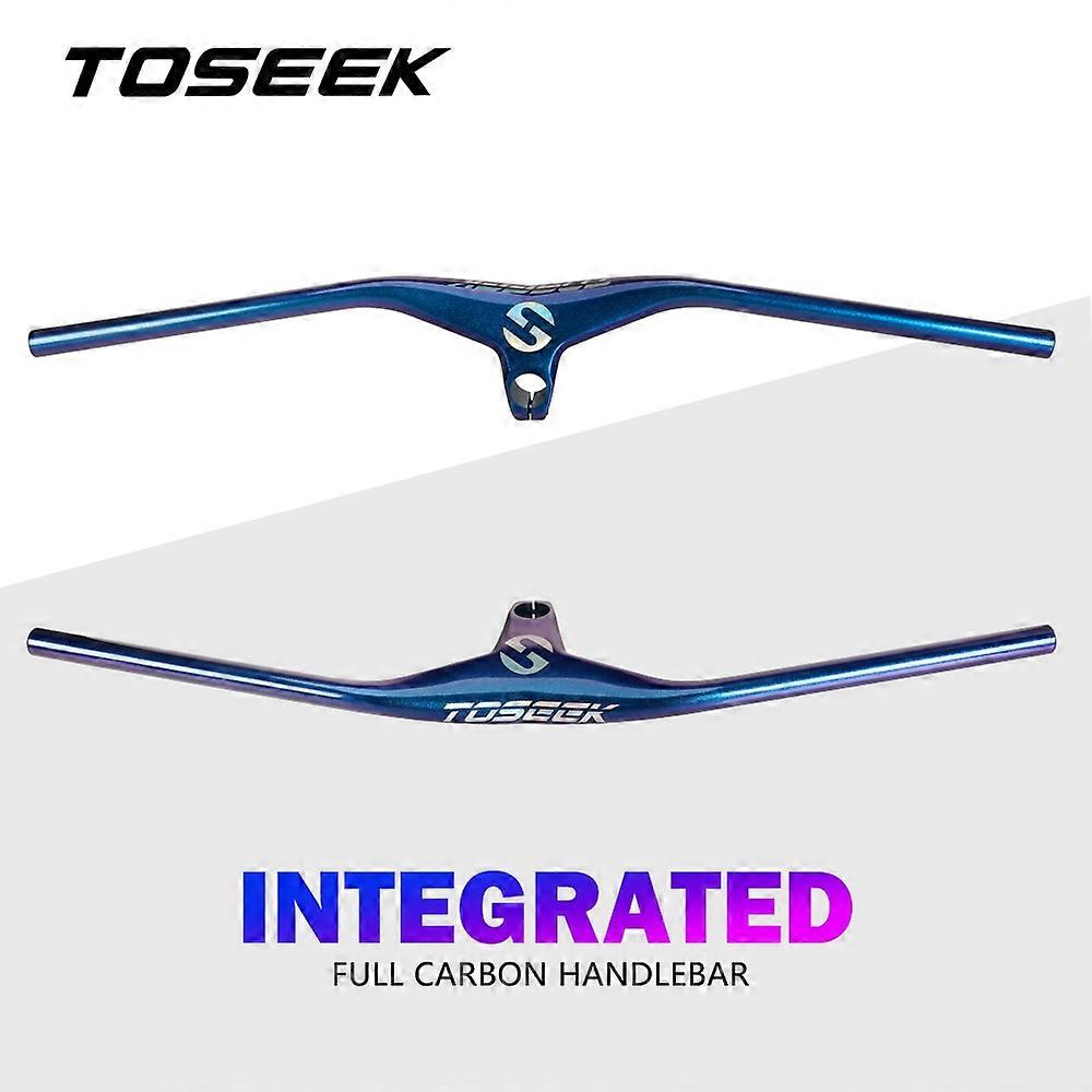 TOSEEK Carbon Bike MTB Integrated Handlebar and Stem 17 Degrees Fork 28 ...