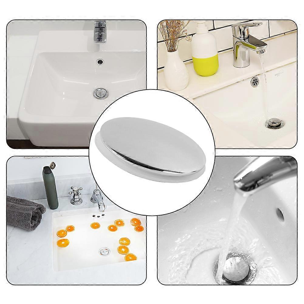 Basin Sink Plug Faucet Sink Overflow Cover Sink/Basin Waste Plug Cap ...
