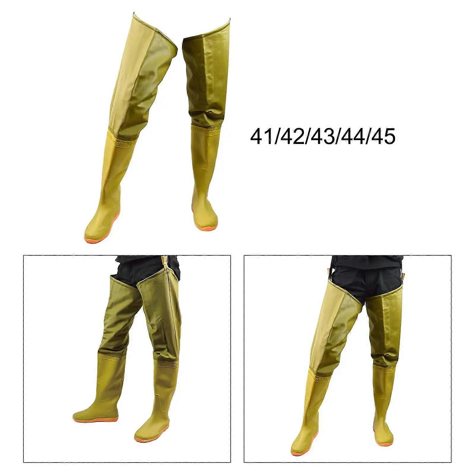Hip Waders Waterproof Hip Boots Rain Boot Thigh Waders for Men Women ...