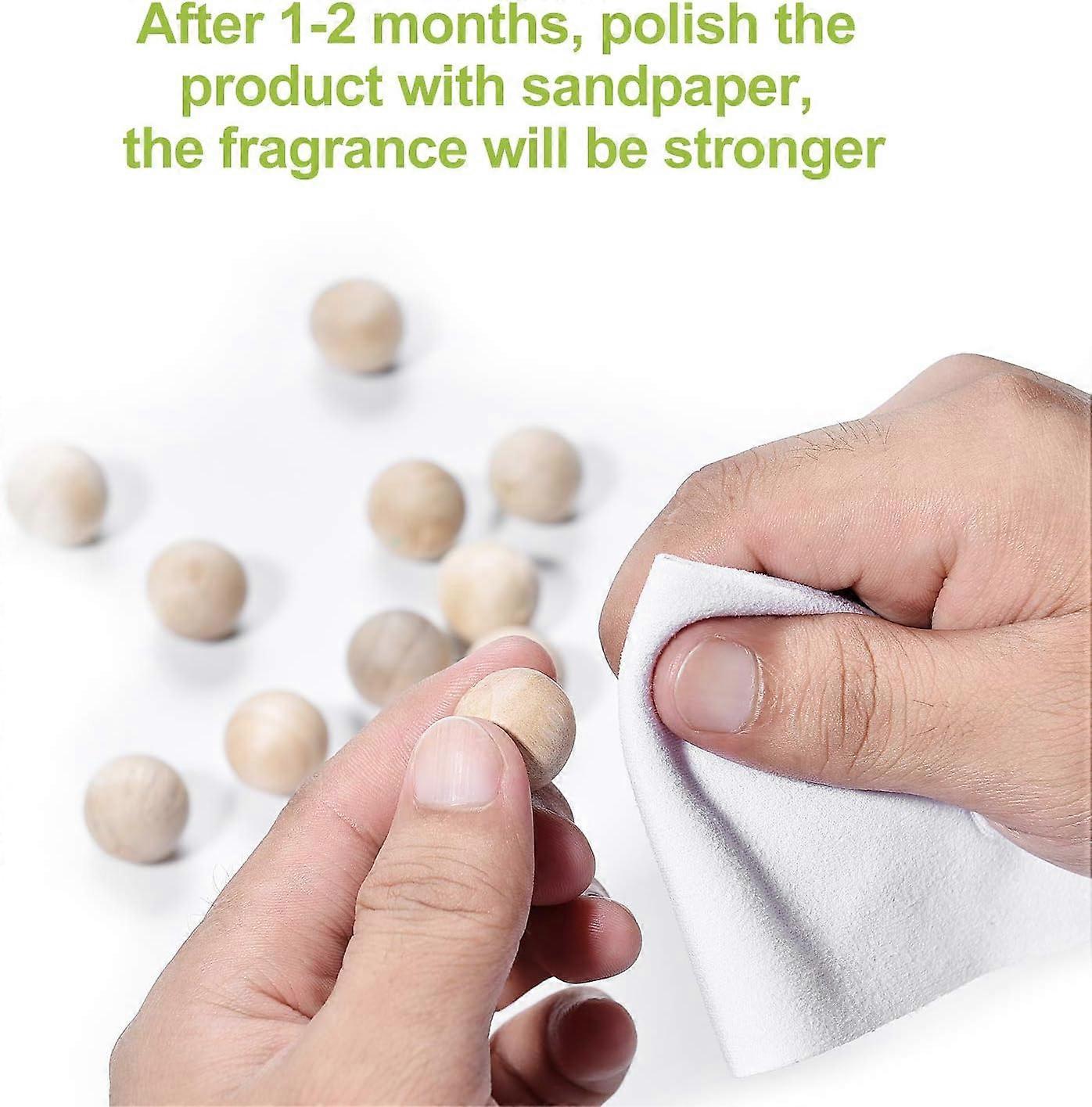 50 Pcs Moth Protection Moth Repellent Moth Balls Cedar Wood Odor Balls ...