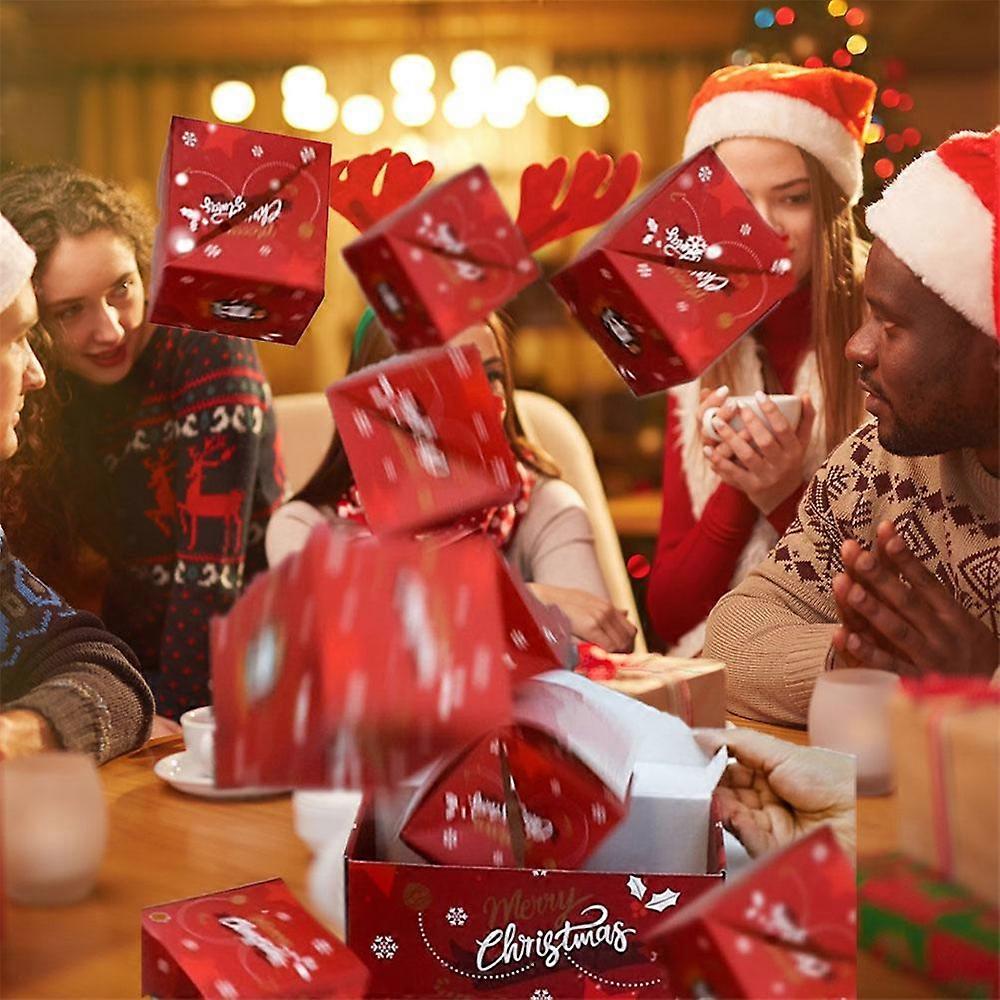 Christmas Birthday Surprise Gifts Box Explosion for Money, Xmas Cash ...