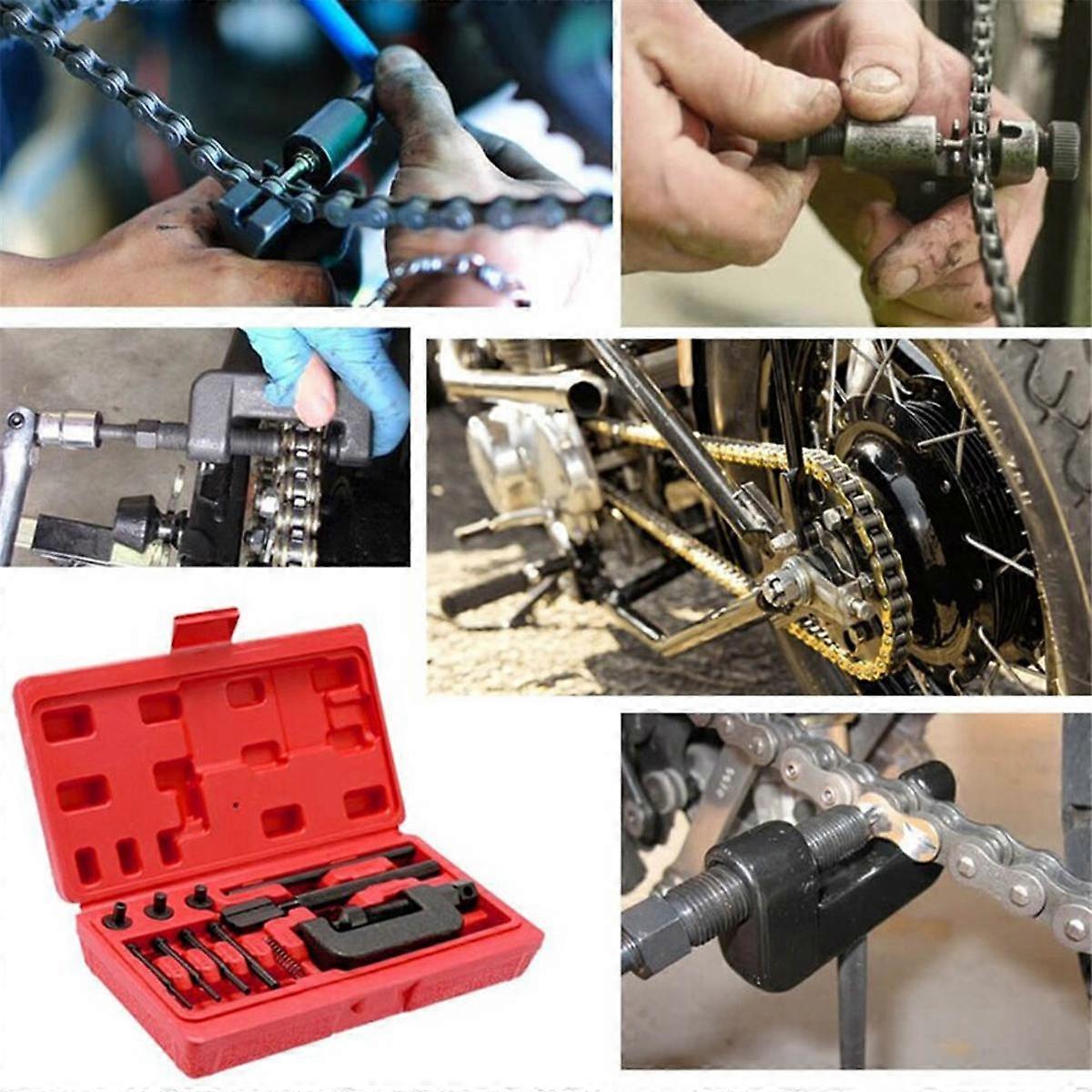 Universal Motorbike Chain Breaker Splitter Riveting Tool Motorcycle ...