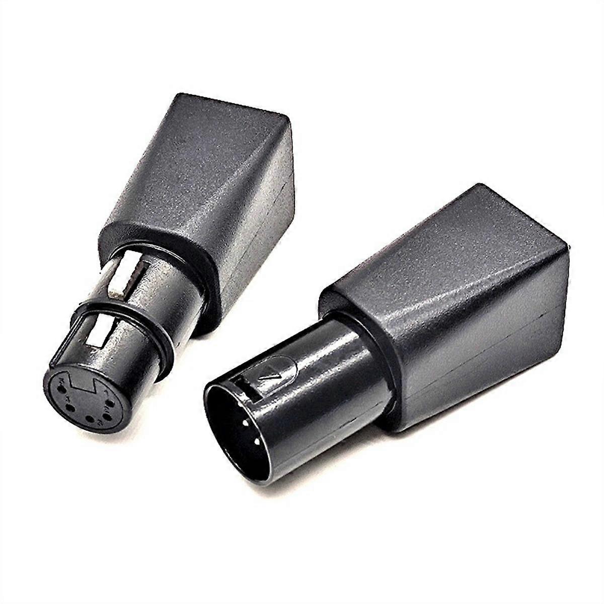 1Pair DMX to RJ45 Connector RJ45 Ethernet to 5 Pin XLR DMX Female ...