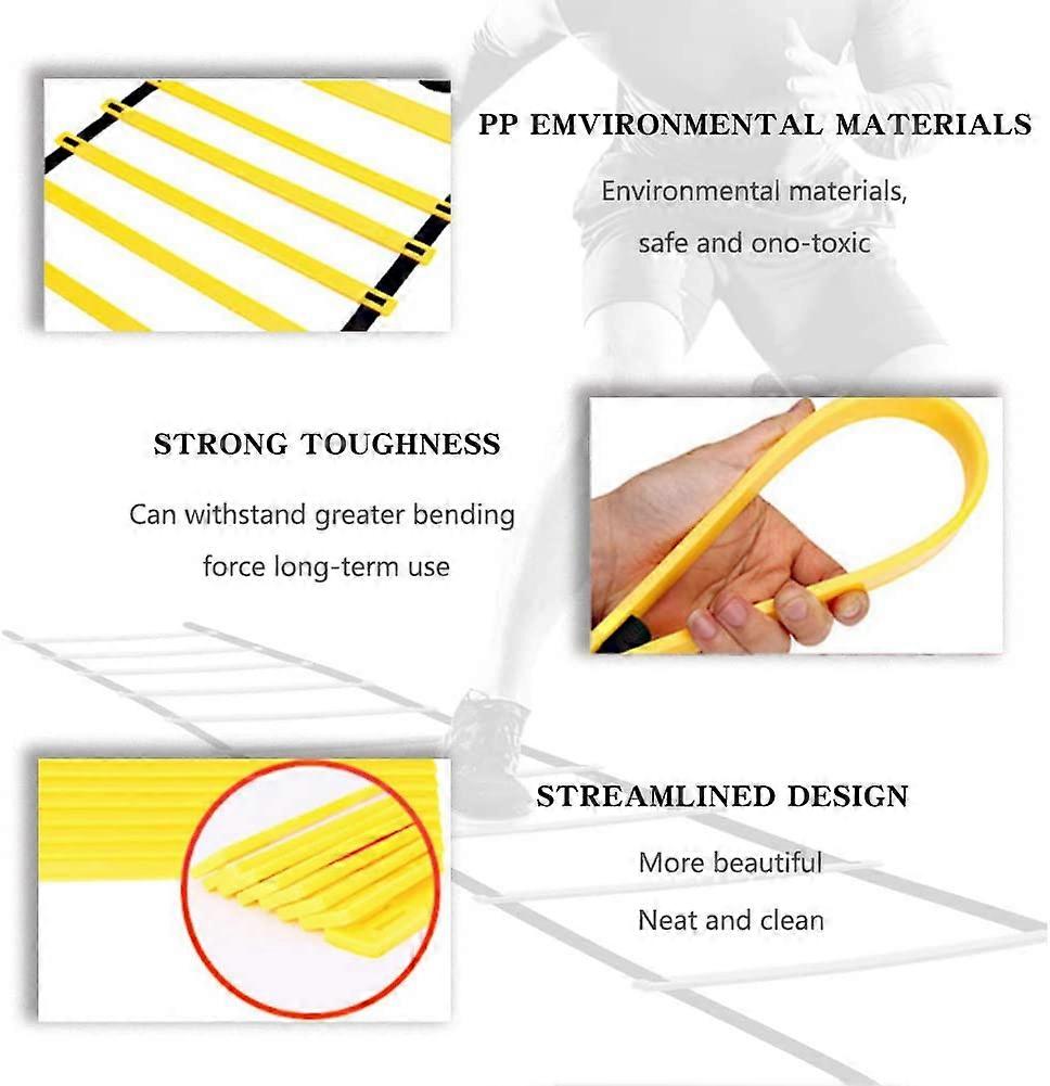 Agility Ladder Adjustable Agility Ladder Speed Training Equipment 10 ...