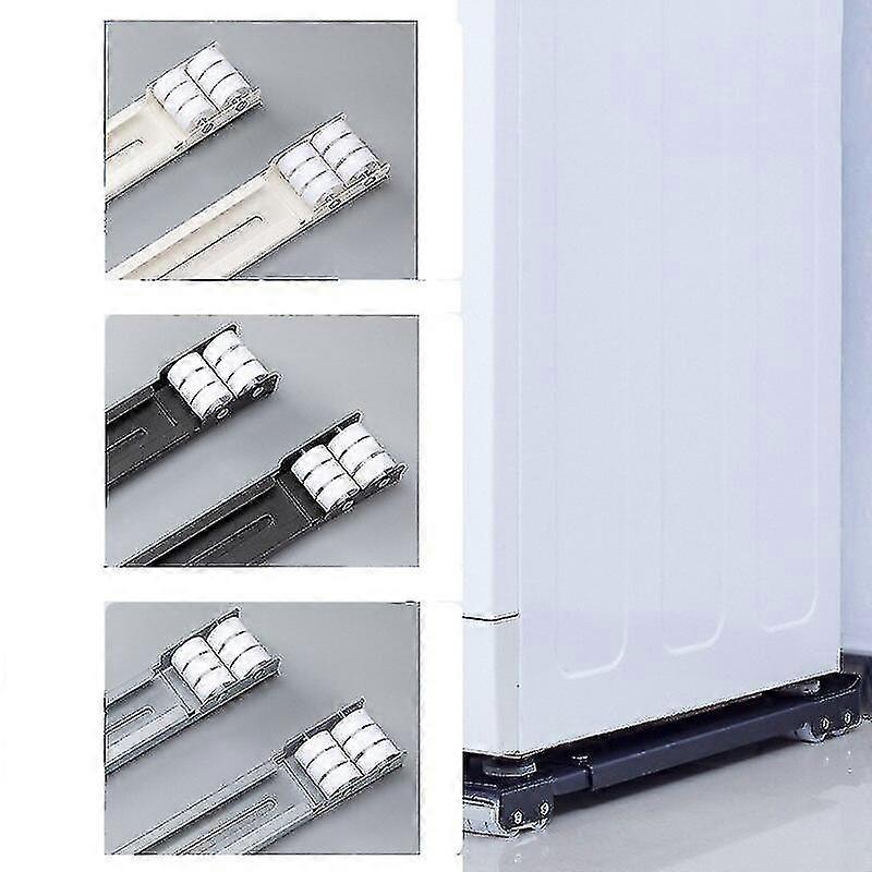 2pcs Washing Machine Stand Moving Tool Refrigerator Base Mobile Roller ...