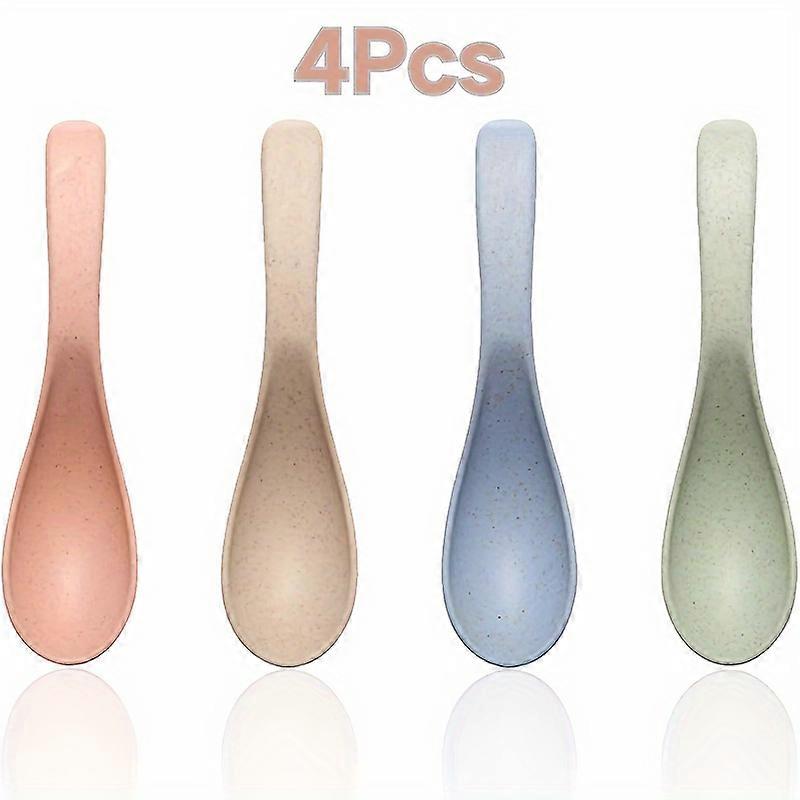 4pcs, Soup Spoons, Microwave Dishwasher Safe Meal Spoon, 5.9 Inch ...