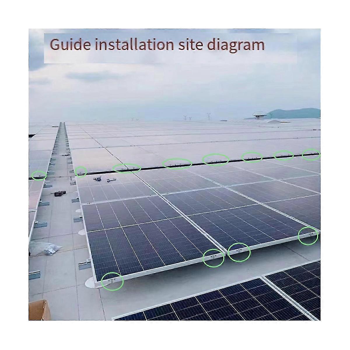 20PCS Photovoltaic Panel Drainage Buckle Surface Plate Solar Panel ...