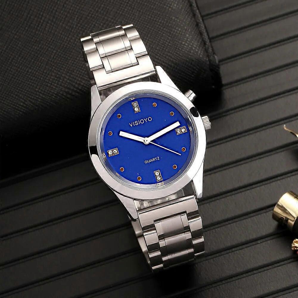 English Talking Watch with Alarm, Speak Date and Time, Blue Dial TESBL ...