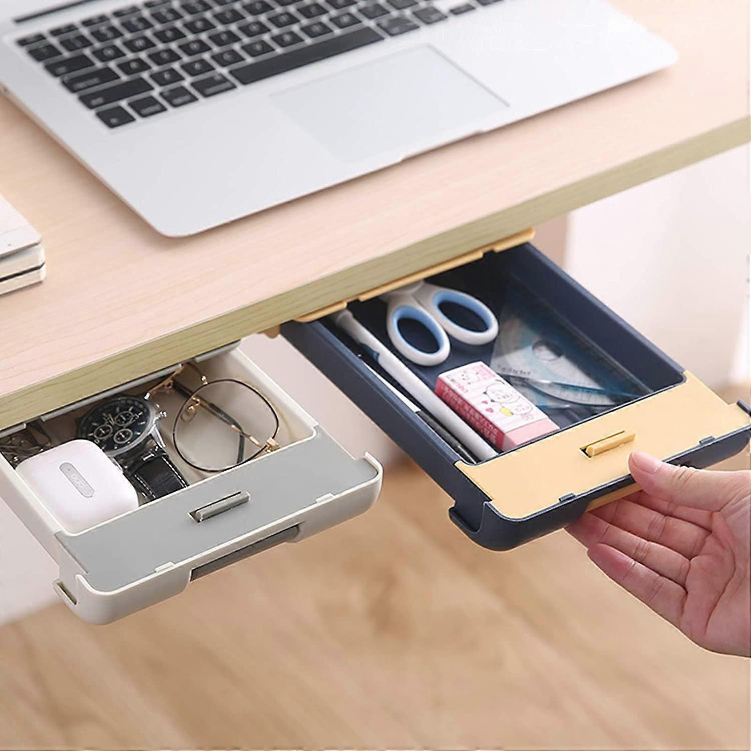 Under Desk Drawer Under Desk Hidden Desk Drawer Hidden Self Adhesive ...