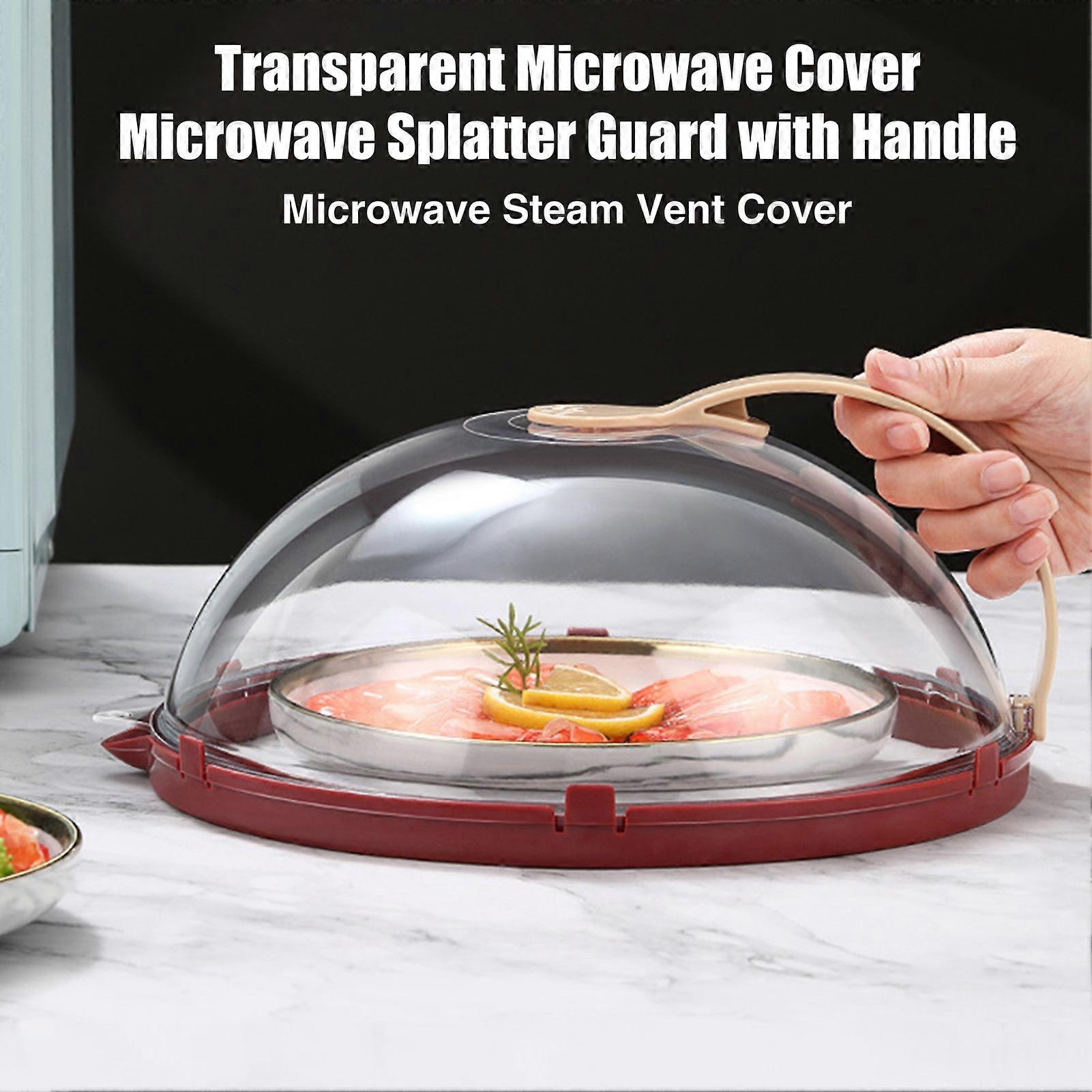Microwave Splatter Cover for Food Splash Proof Cover Transparent ...