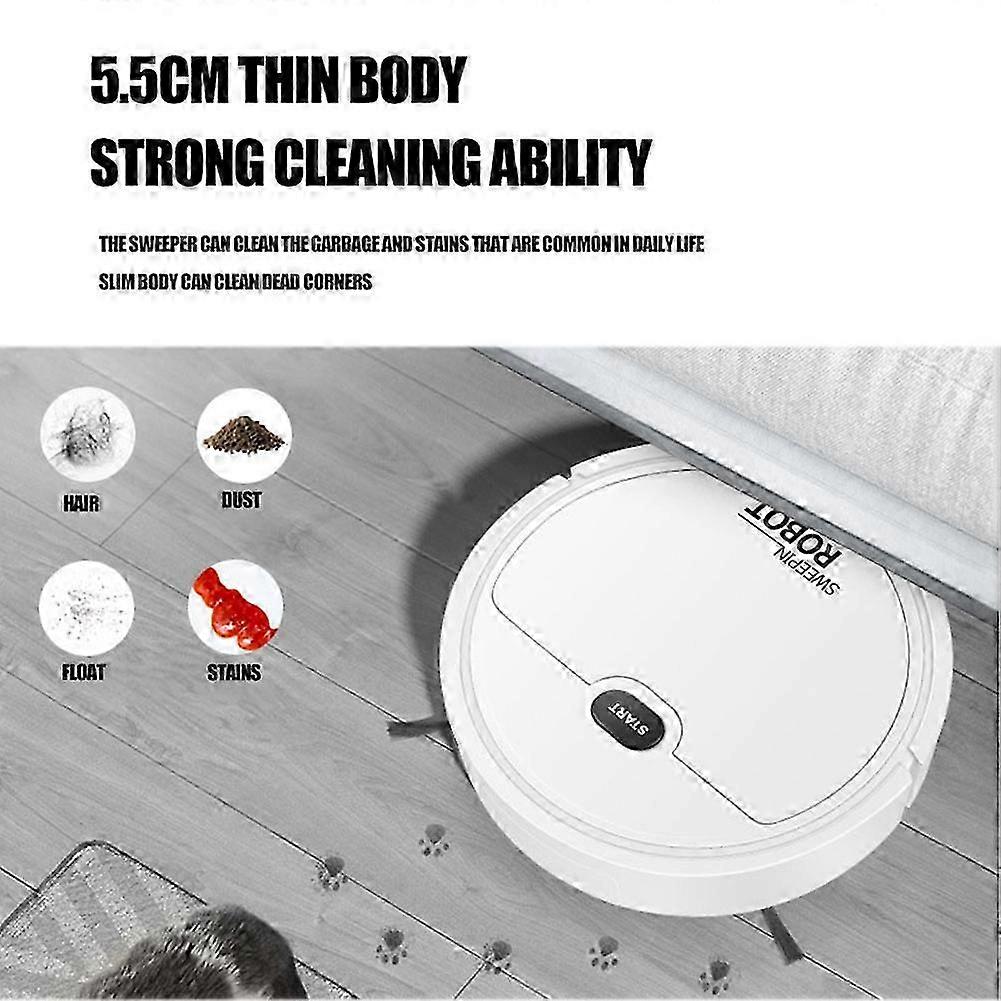 Automatic Robot Cleaner 3-in-1 Smart Wireless Sweeping Cleaning Robot Charging Intelligent Home ...