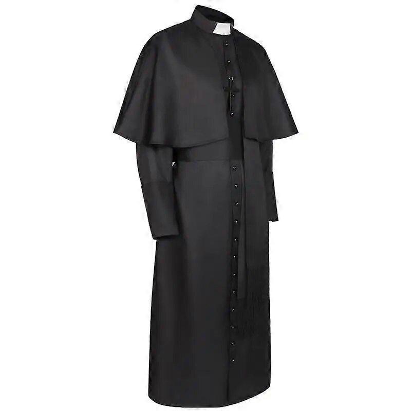 Medieval Priest Costume Catholic Church Religious Roman Retro Pope ...