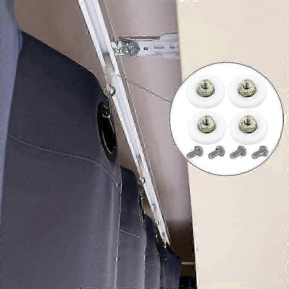 Sliding Door Roller, 4 PCS Shower Rollers, Shower Runners, Roller ...