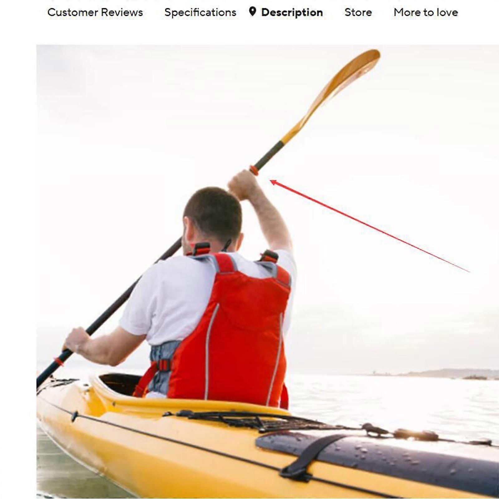 4Pcs Kayak Paddle Drip Rings Waterproof Paddle Shaft Drip Rings for Canoeing Black | Fruugo UK