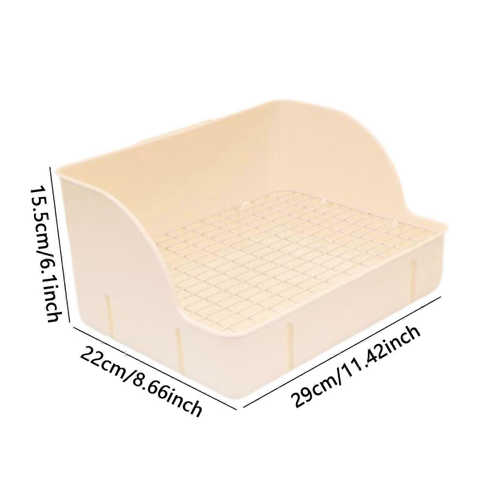 Rabbit Litter Box, Pet Toilet Bedpan, Anti Splashing Corner Toilet Box ...