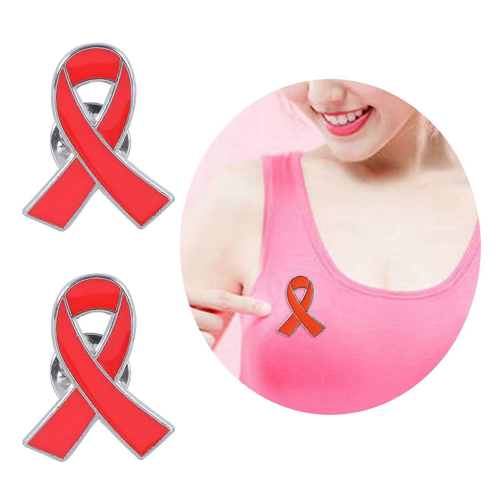5 PCS Breast Cancers and AIDS Awareness Corsage Pin Ribbon Brooch Pin ...