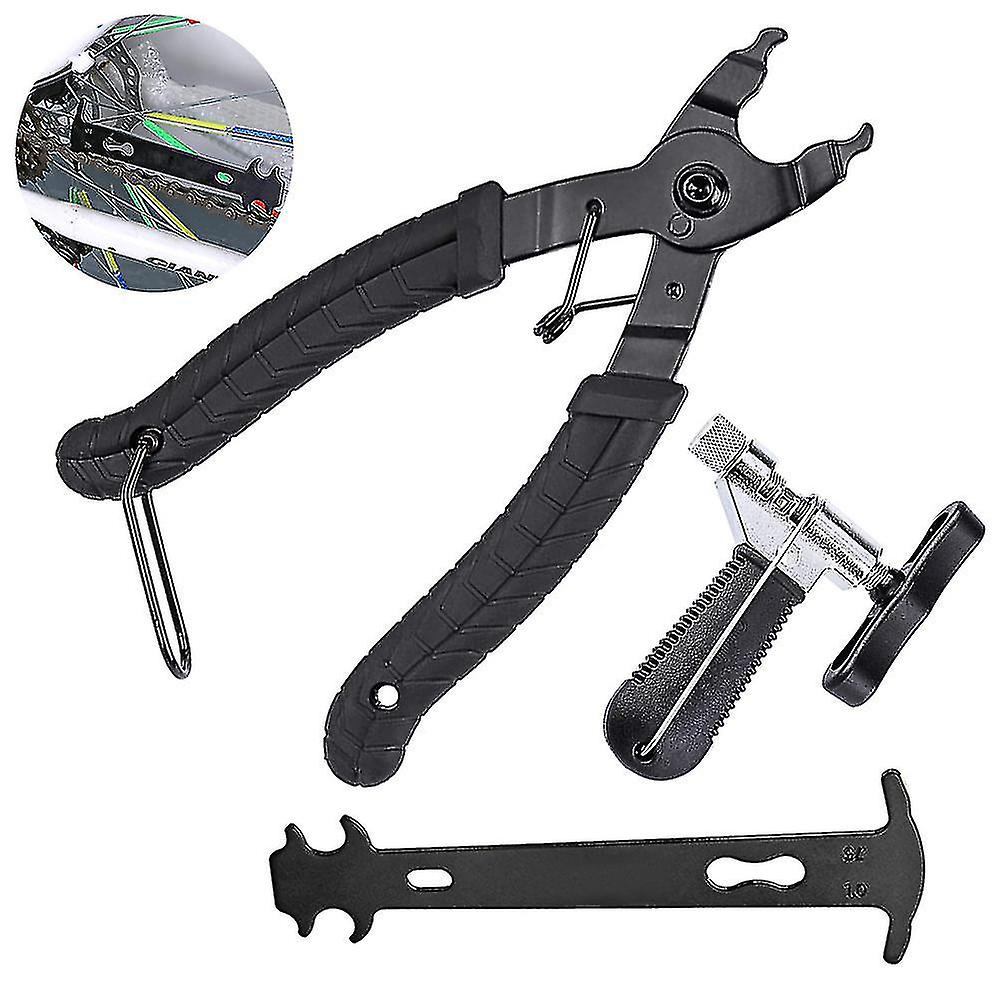 Bike Link Plier+chain Breaker Splitter Tool+chain Checker, Chain Missing Link Opener Closer ...